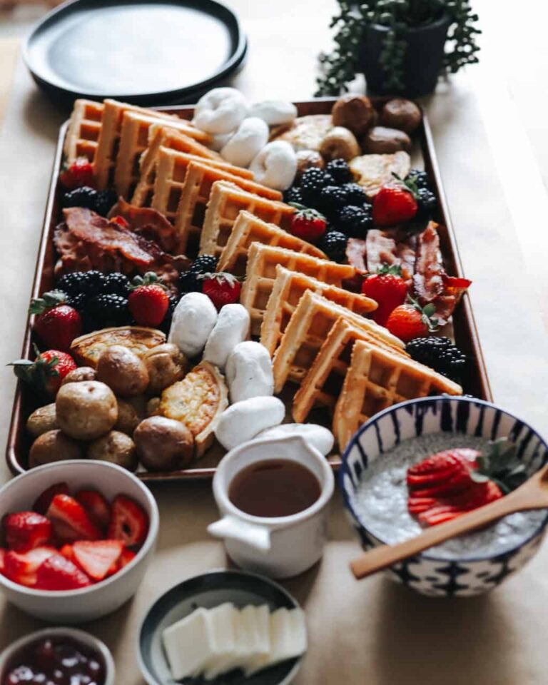 50 Waffle Brunch Ideas: Breakfast Charcuterie Boards & More