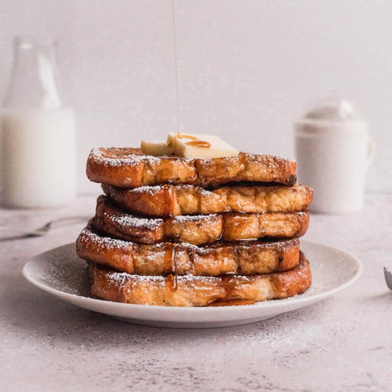 Cinnamon Brioche French Toast (Extra Thick) - The Curly Spoon